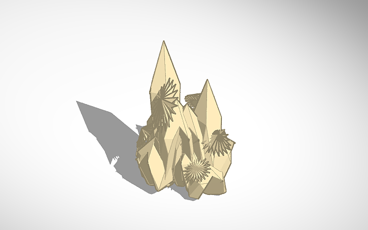 3D design abstract sea rock | Tinkercad