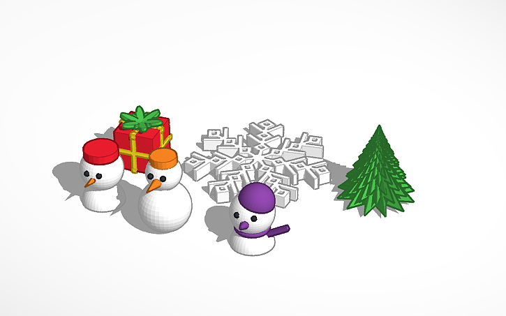 3D design Christmas Decorations | Tinkercad