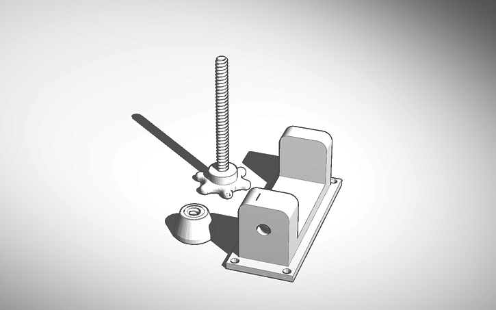 3D design Clamp with bolt | Tinkercad