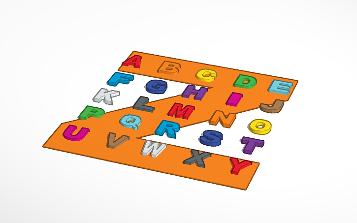 3D design ABC | Tinkercad