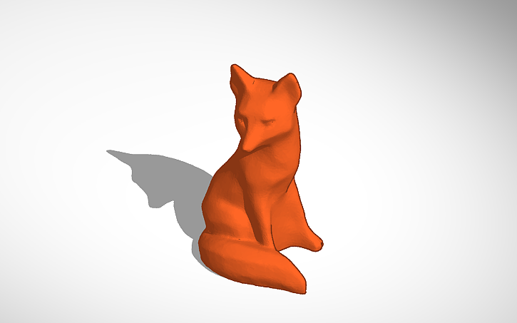 3D design Fox - Tinkercad