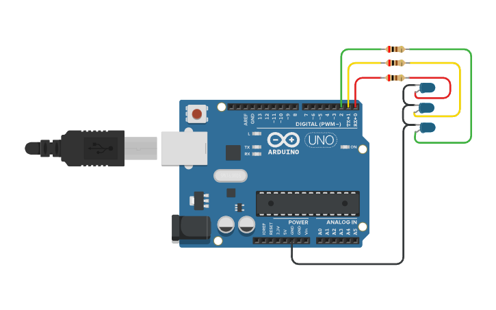 Circuit Design Motion Detection Using Arduino And Pir Sensor Tinkercad