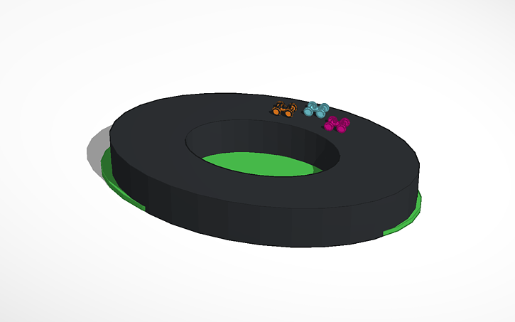 3D design race cars and track | Tinkercad