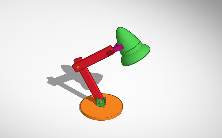 3D design lamp - Tinkercad