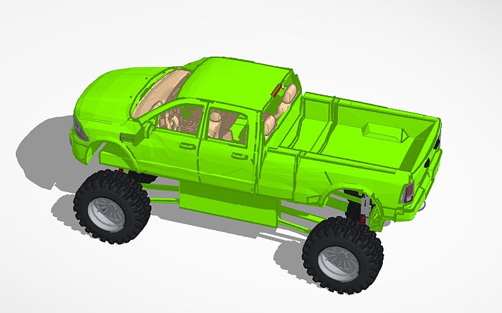 3D design 4th gen sema truck - Tinkercad