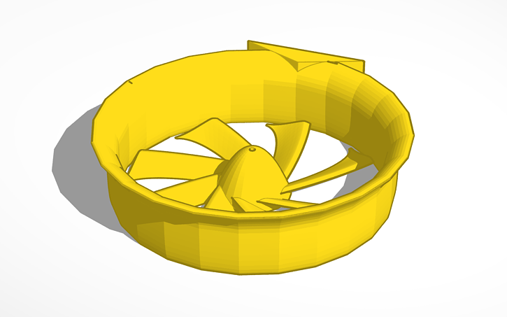 3D design Hovercraft fans for Paul Simmerling 3 - Tinkercad