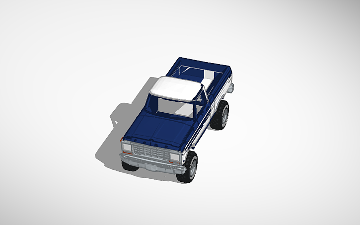 3D design 1979 Ford F-250 - Tinkercad