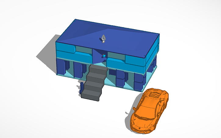 3D design Cool Mini House - Tinkercad