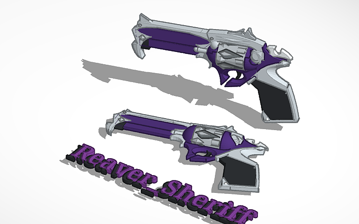 3D design valorant reaver sheriff - Tinkercad