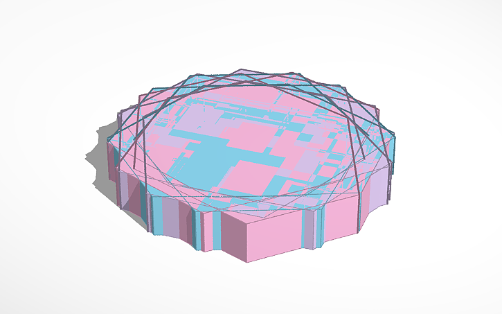 3d Design Pink Magic Hot Tub Tinkercad 