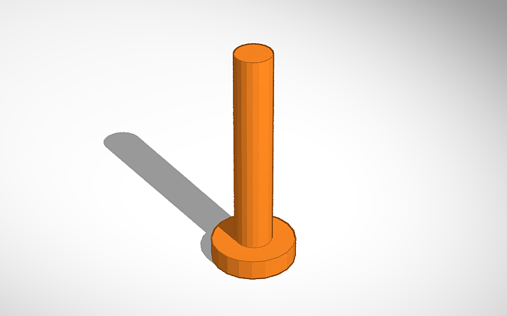 3d Design Keybar Pin Tinkercad