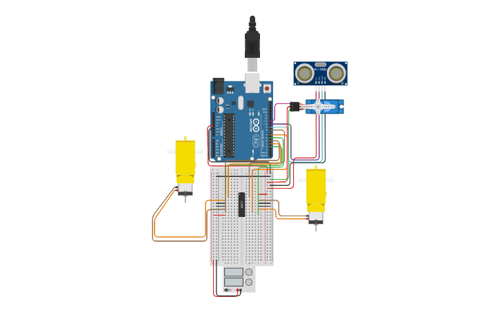 Circuit design fonctions pour Voiture électrique(senseur ultrason et ...