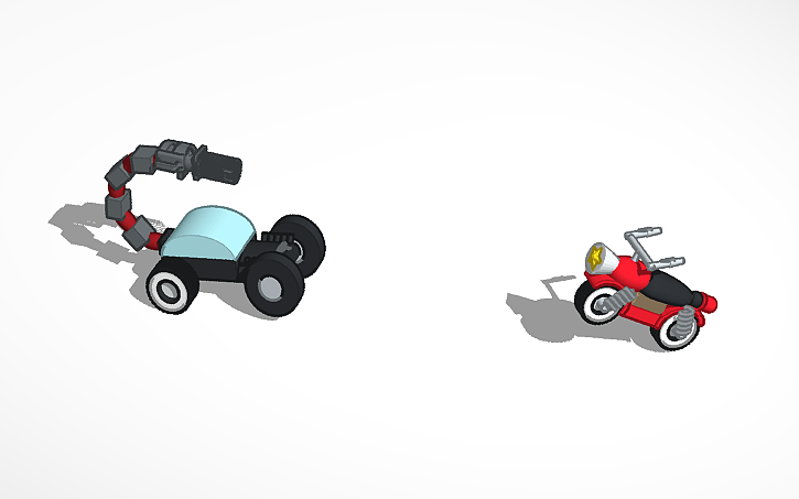 3D design vehicles - Tinkercad