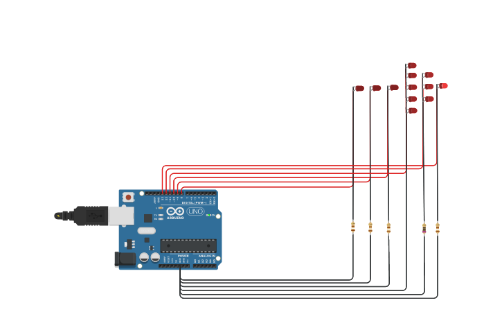 Circuit design LED | Tinkercad