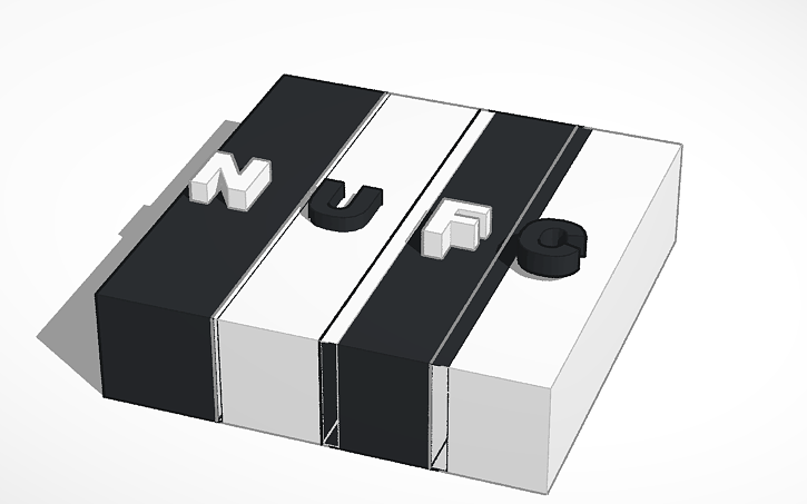 3D design NUFC box | Tinkercad