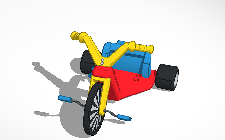 3D design Big Wheel - Tinkercad