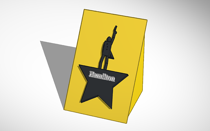 3D design Hamilton Logo - Tinkercad