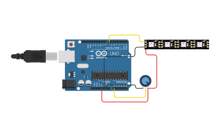 Circuit design wind Power Turn On Led - Tinkercad