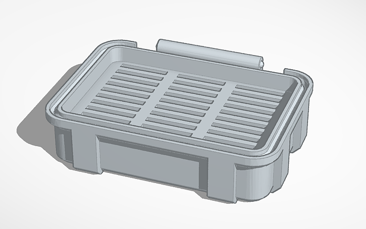 3D design Rugged Box CR2025 FHT - Tinkercad