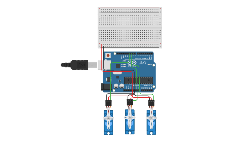 Circuit design DeltaZ Sensing and Inputs - Tinkercad
