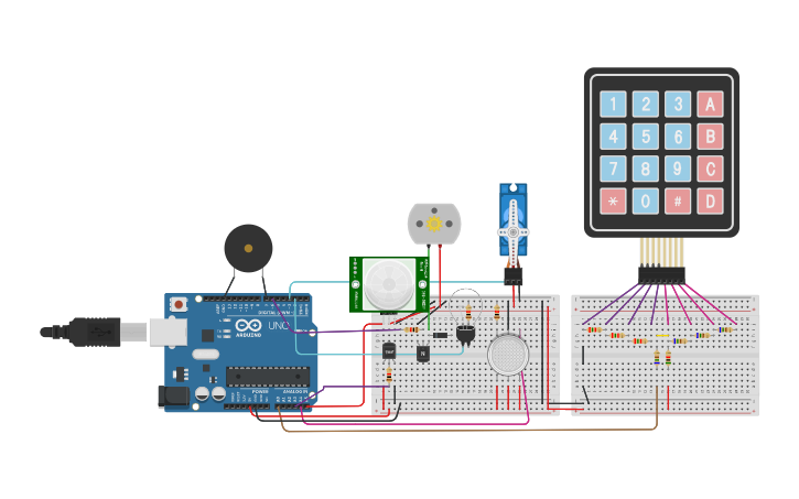 Circuit design smart_home - Tinkercad