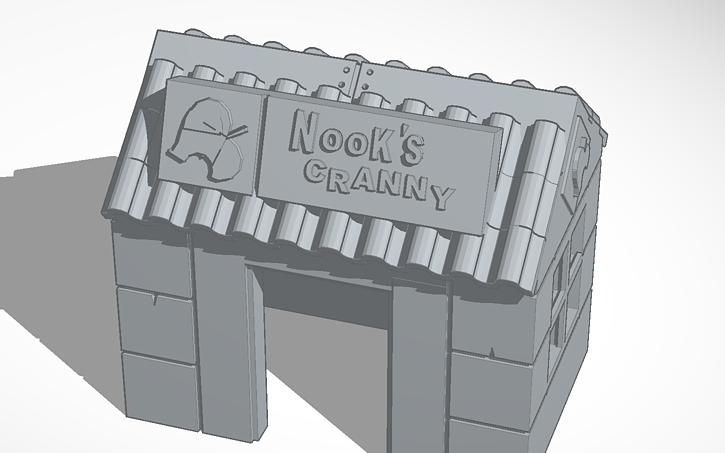3D design Animal Crossing Nook's Cranny - Tinkercad