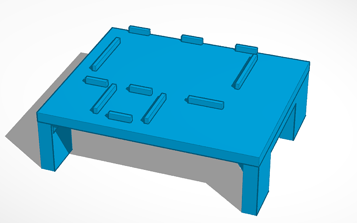 3D design Hexy Arduino Mount - Tinkercad