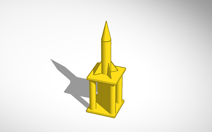 3D design trophy - Tinkercad