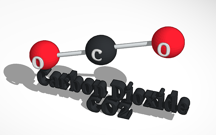 3D design Carbon Dioxide | Tinkercad