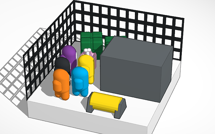 3D design among us Mira hq launchpad | Tinkercad