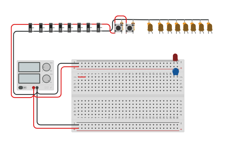 Circuit Design Breadboard Simulator Verification Tinkercad