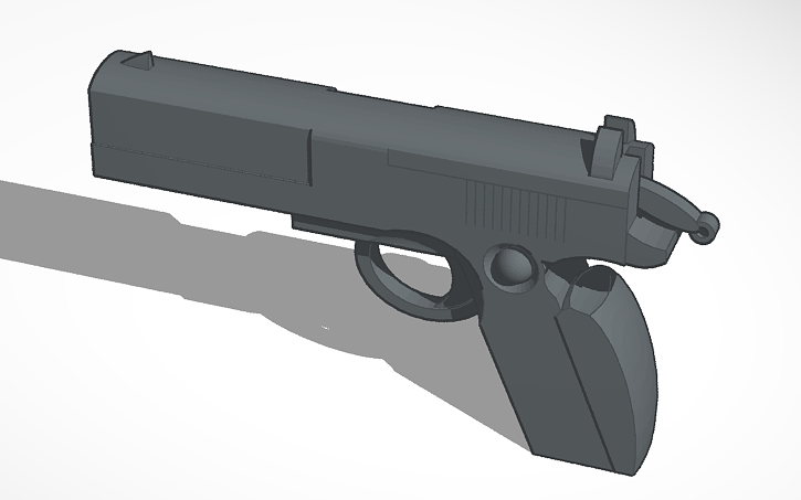 3D design Assault Pistol | Tinkercad