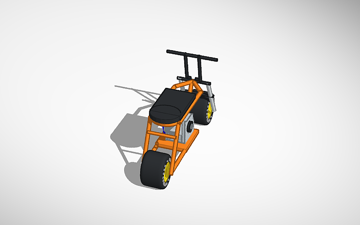 3D design mini bike - Tinkercad