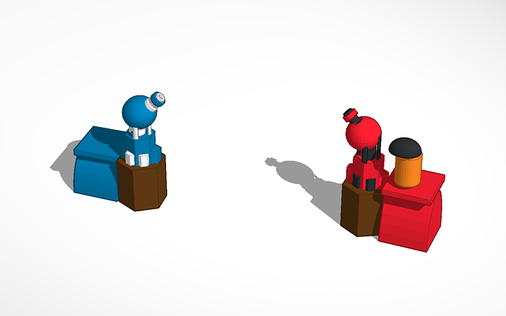 3D design Copy of #poly #chess Poly Cannon : Polygon Chess set (rook ...