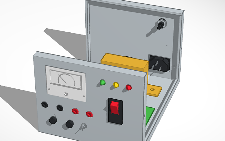 3D design Fuente de poder - Tinkercad