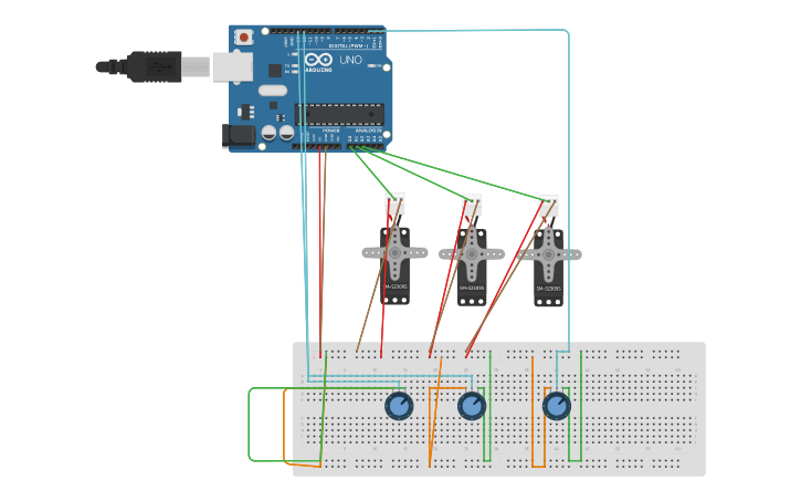 Circuit design Electric Prototype - Tinkercad