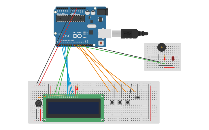 Circuit design My Arduino Alarm Clock - Tinkercad