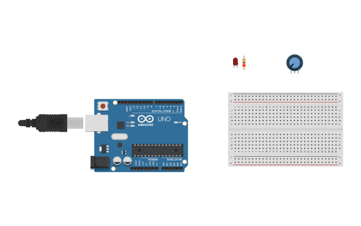 Circuit Design 02 Arduino Potentiometer Tinkercad