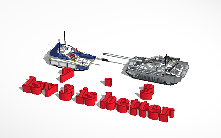 3D design LSV-3 vs 73A | Tinkercad