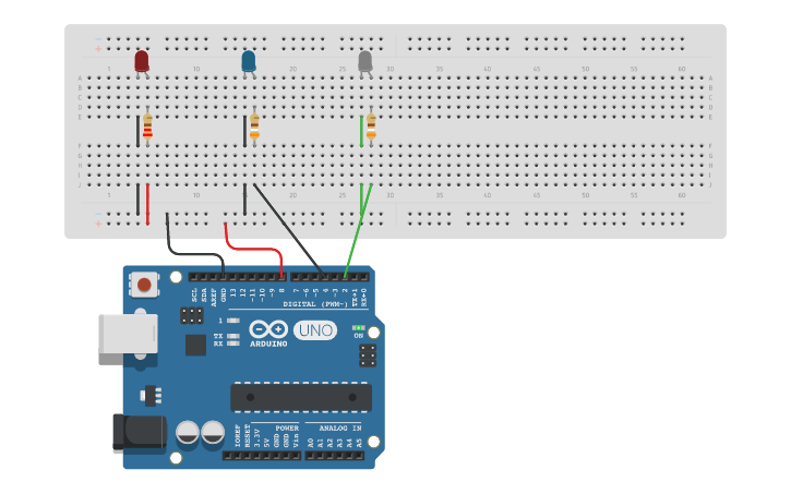 Circuit design Pregunta 06 Arquitectura | Tinkercad