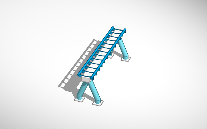 3D design Roller coaster track - Tinkercad