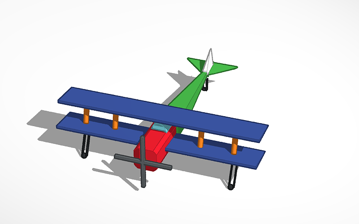 3D design Plane ww1 | Tinkercad