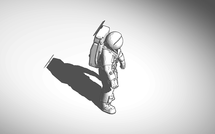 3D design Astronaut - Tinkercad