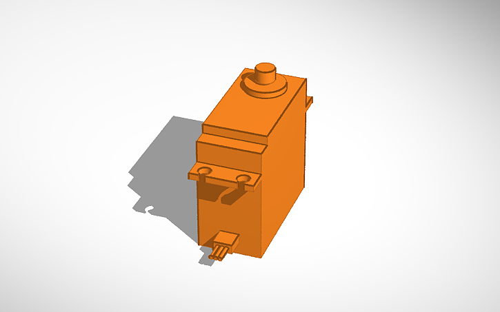3d Design Servo Tinkercad