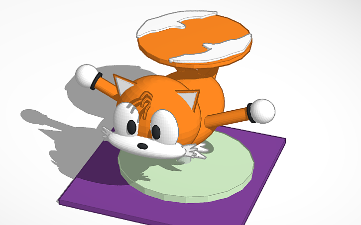 3D design Tails statue | Tinkercad
