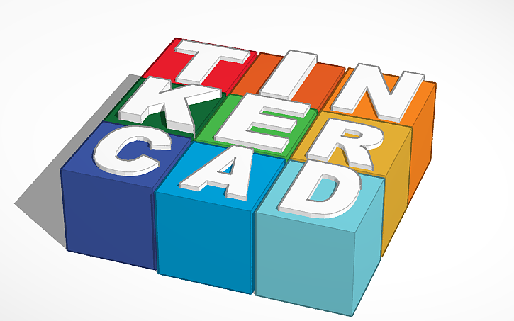 3D design Tinkercad logo | Tinkercad