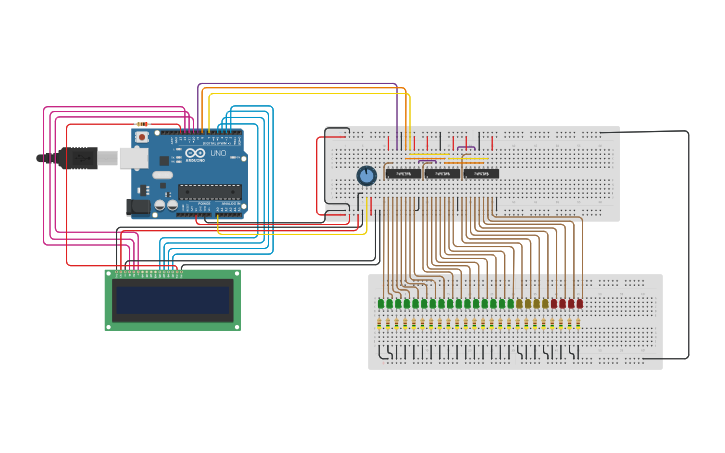 Circuit design W7_Lab01 | Tinkercad