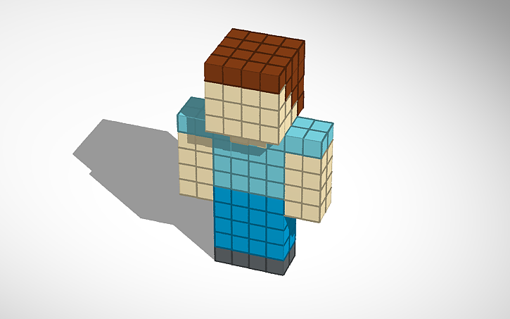 3D design steve minecraft | Tinkercad