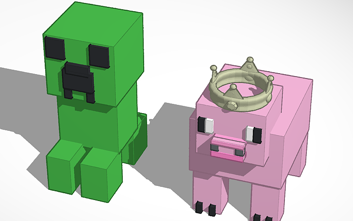 3D design Minecraft mobs | Tinkercad