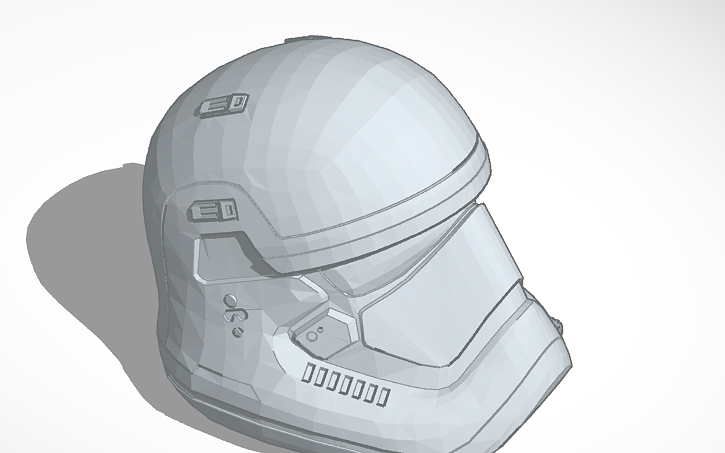 3D design Captain Phasma's Helmet | Tinkercad
